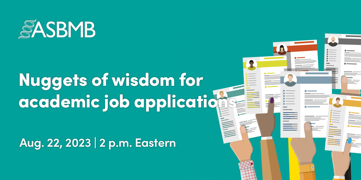 Nuggets of wisdom for academic job applicants