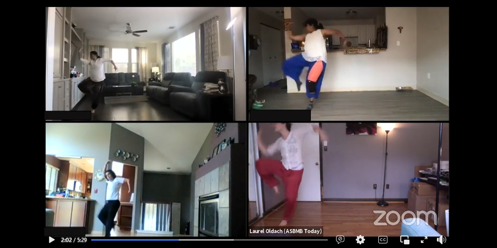 Dancing together, separately