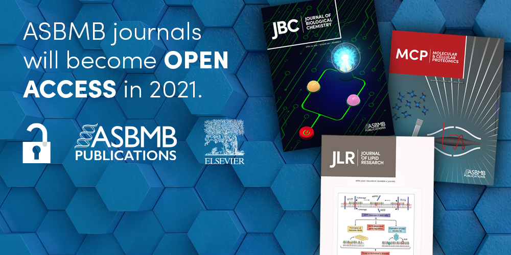 ASBMB journals will be fully open access in 2021