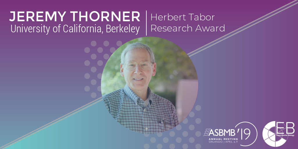 Thorner stands as a giant in the golden age of yeast research